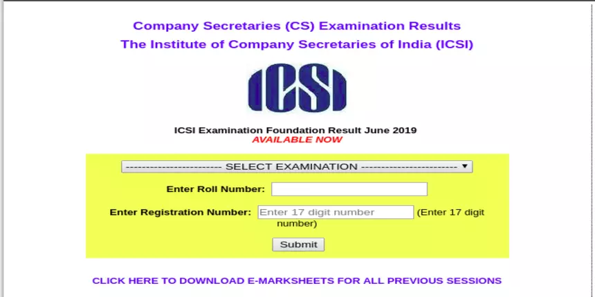 CS Foundation Result 2019 (Declared) - Check Result, Merit List Here