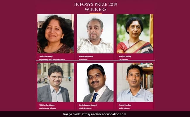 Infosys Prize 2019: Complete List Of Winners