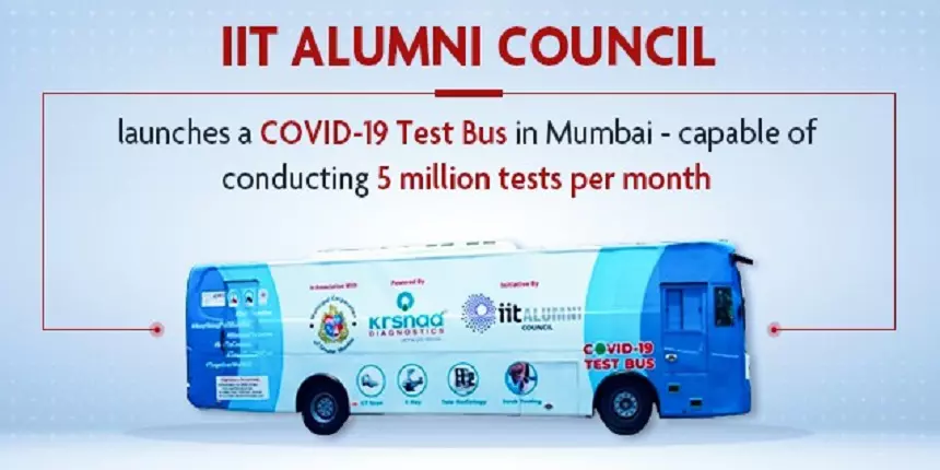 IIT alumni council has launched India’s first COVID-19 test bus