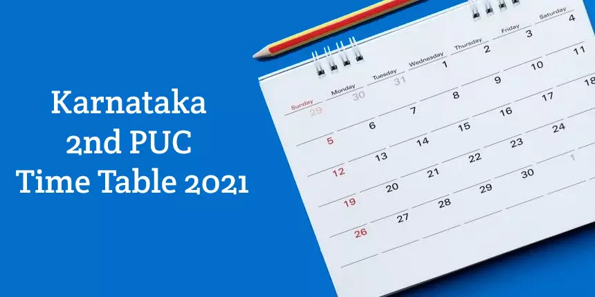 Final Karnataka 2nd PUC time table 2021 released: Reports