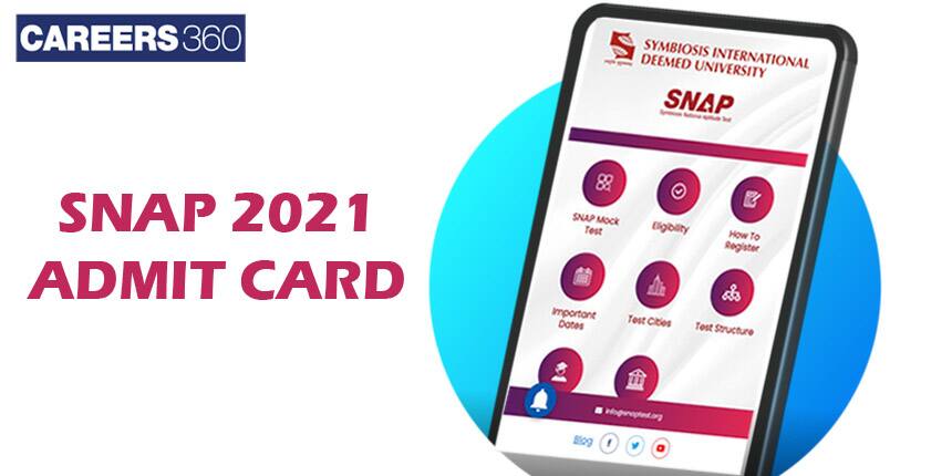 SNAP Admit Card 2021: Download Hall Ticket at snaptest.org