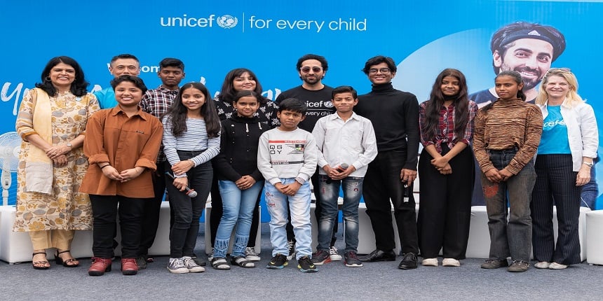 UNICEF appoints Ayushmann Khurrana as national ambassador UNICEF appoints Ayushmann Khurrana as national ambassador