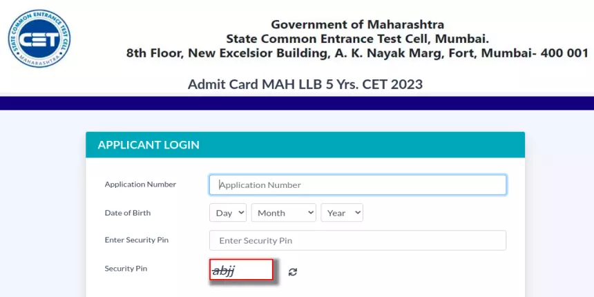 MH CET LLB 5-year hall ticket 2023 out at cetcell.mahacet.org; download ...