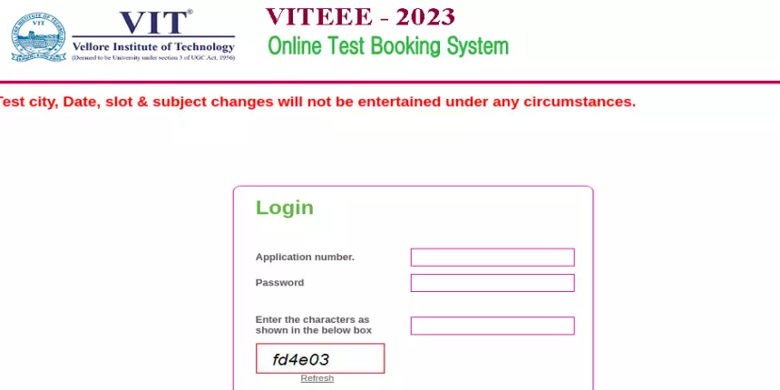 VITEEE 2023 slot booking last date is April 9; direct link, admit card ...