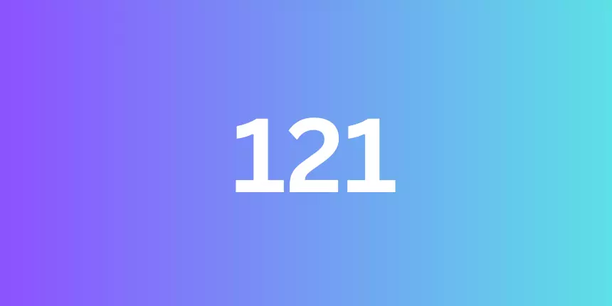 Table of 121 - One Hundred Twenty-one Table