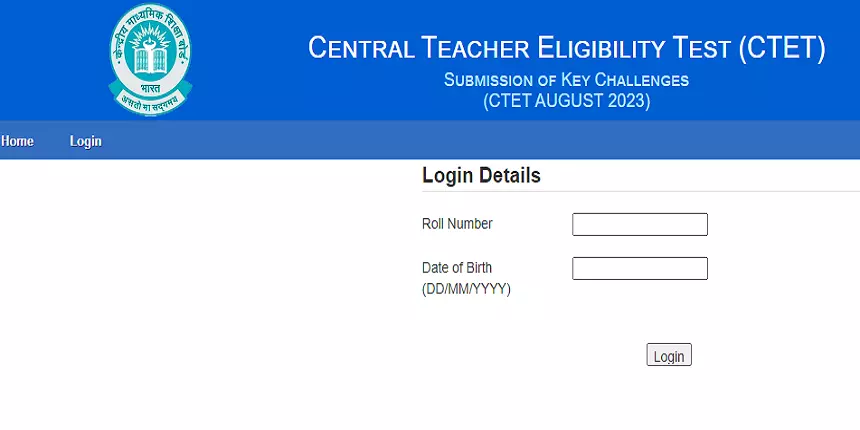 CTET answer key 2023 challenge window closes today at ctet.nic.in; direct link