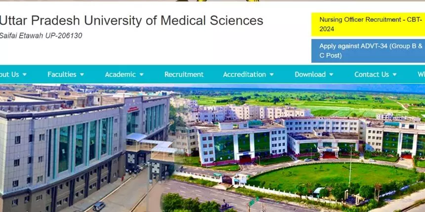 UPUMS Recruitment 2024: उत्तर प्रदेश आयुर्विज्ञान विश्वविद्यालय में ...
