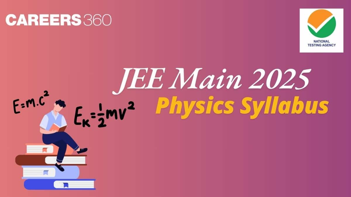 JEE Mains Physics Syllabus 2025 (Out) - Check Topic wise Syllabus PDFs