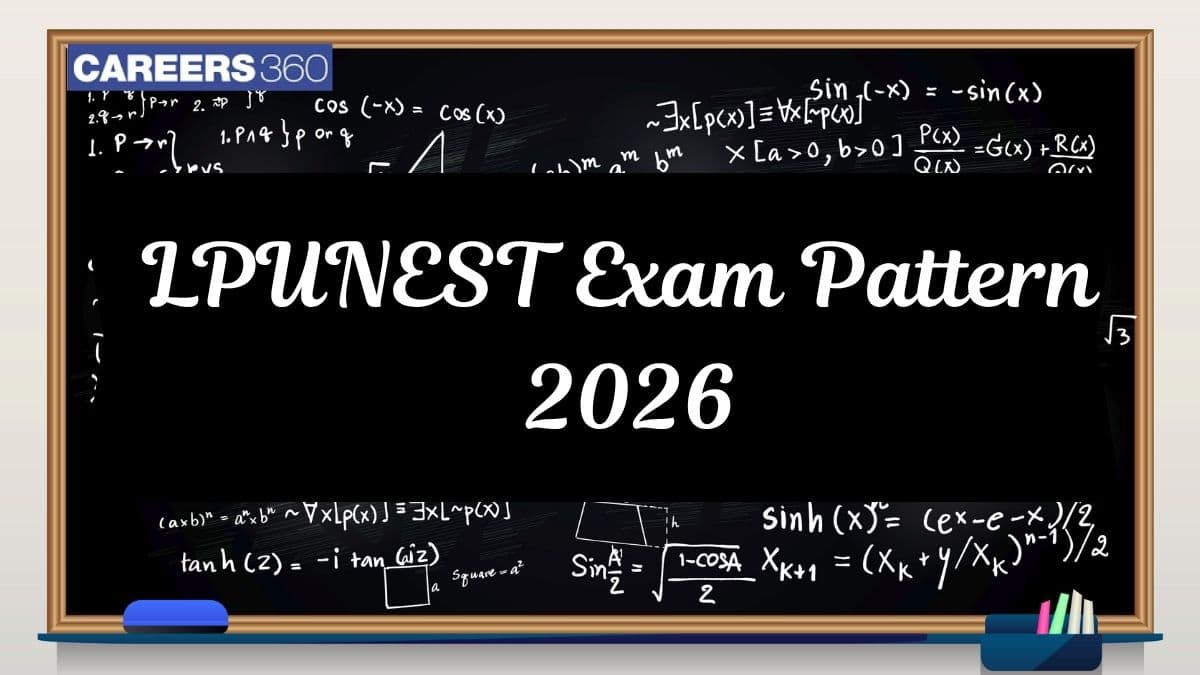 LPUNEST Exam Pattern 2026 (Released) - Total Marks, Types of questions