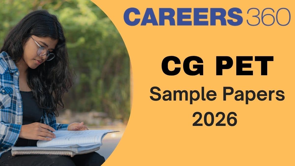 CG PET Sample Papers 2026 - Check Test Paper Here