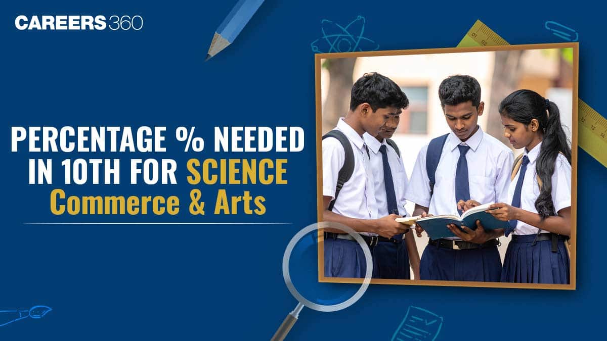 Percentage Needed in Class 10th to Select Science, Commerce and Arts ...