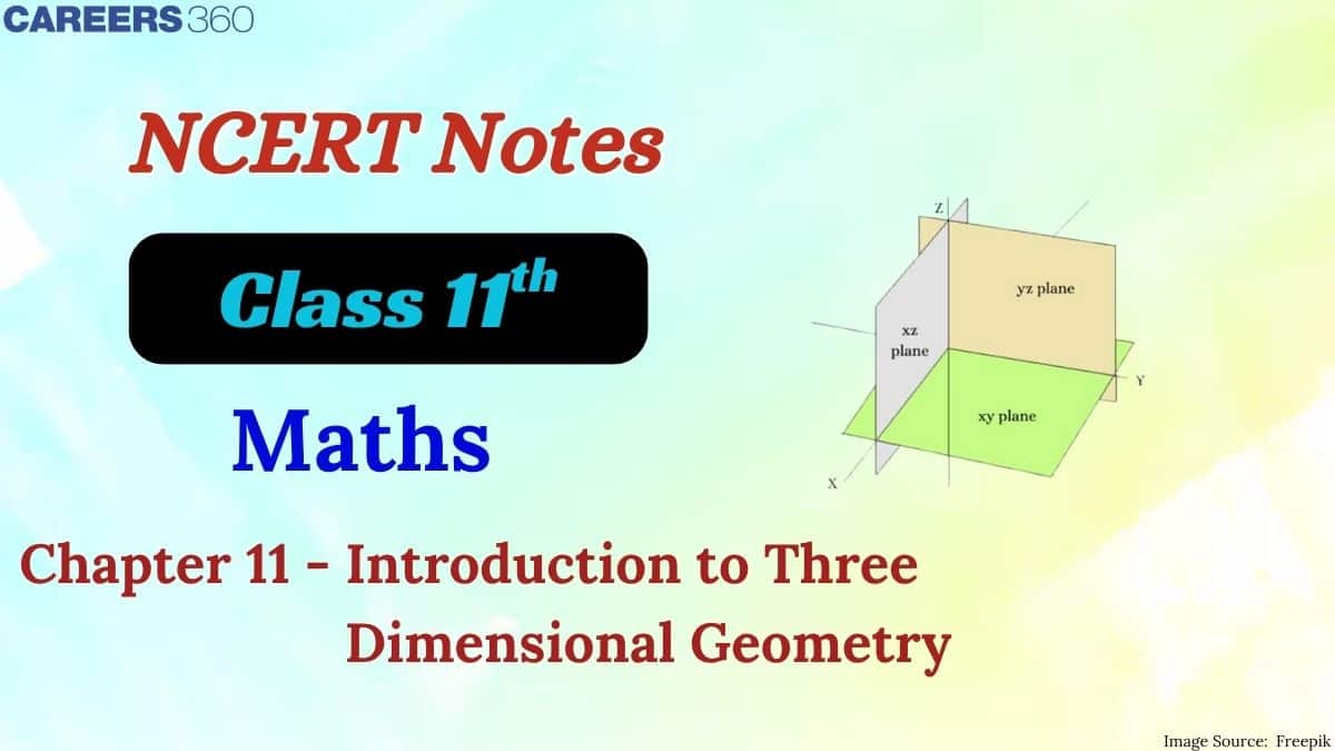 Introduction To Three Dimensional Geometry Class 11th Notes - Free ...
