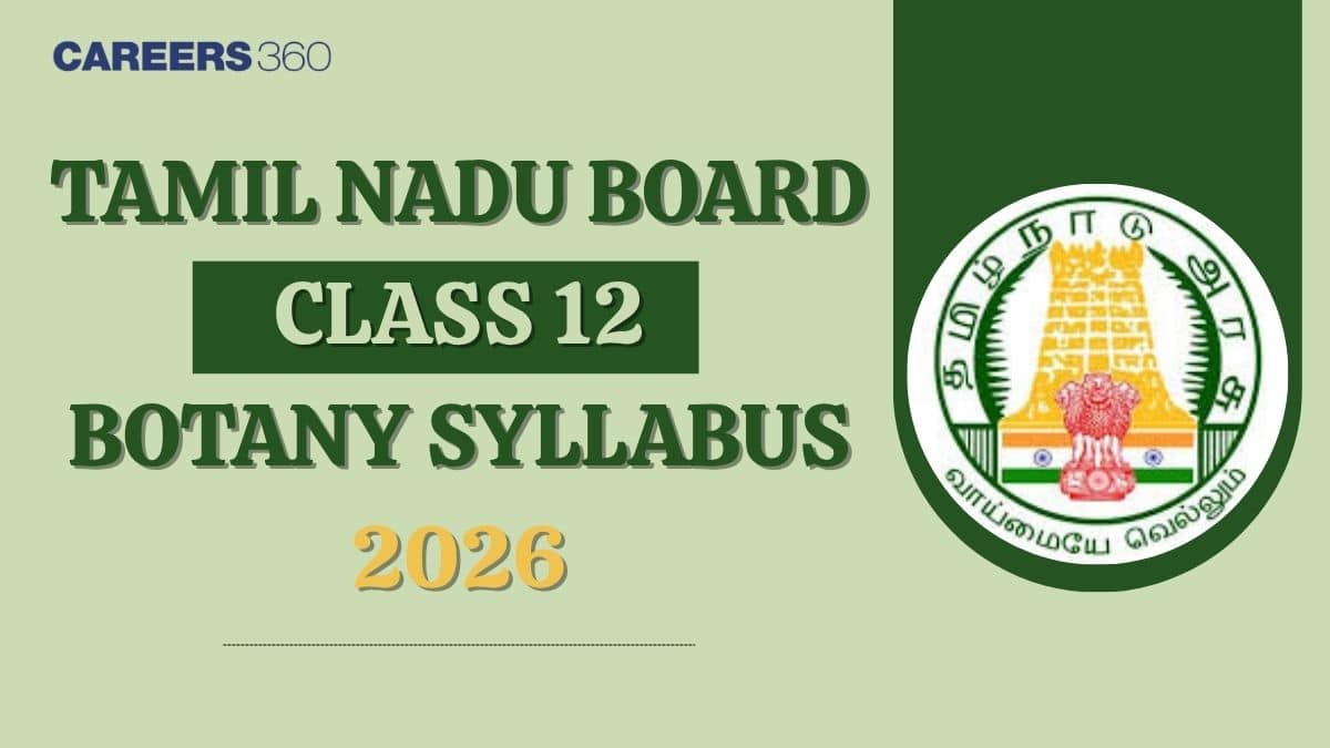 Tamilnadu Board Class 12 Botany Syllabus 2026 Free PDF Download