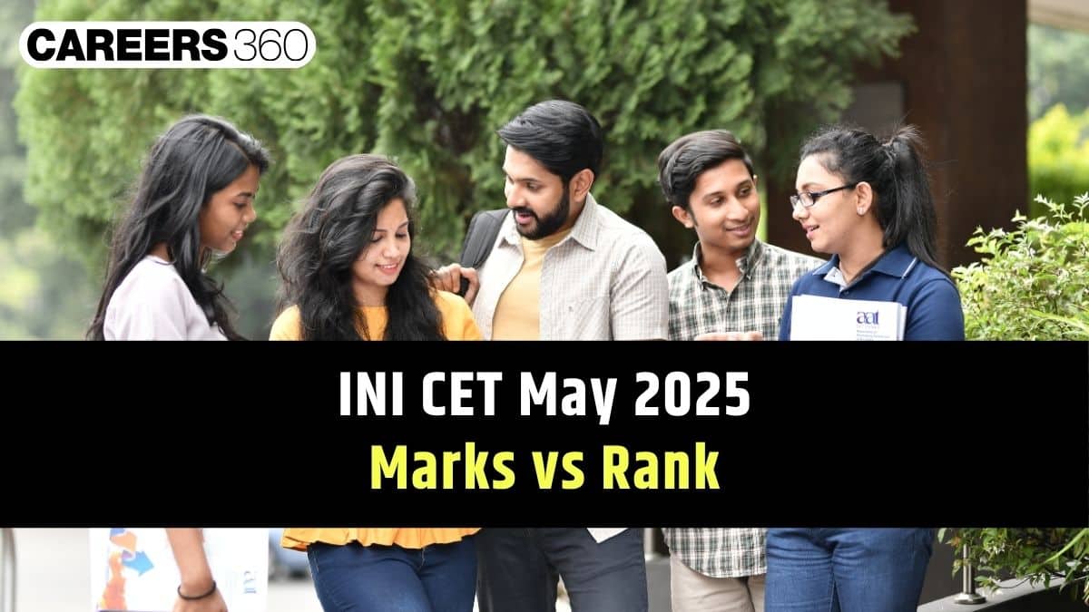 INI CET May 2025 Marks vs Rank - Analysis and Factors