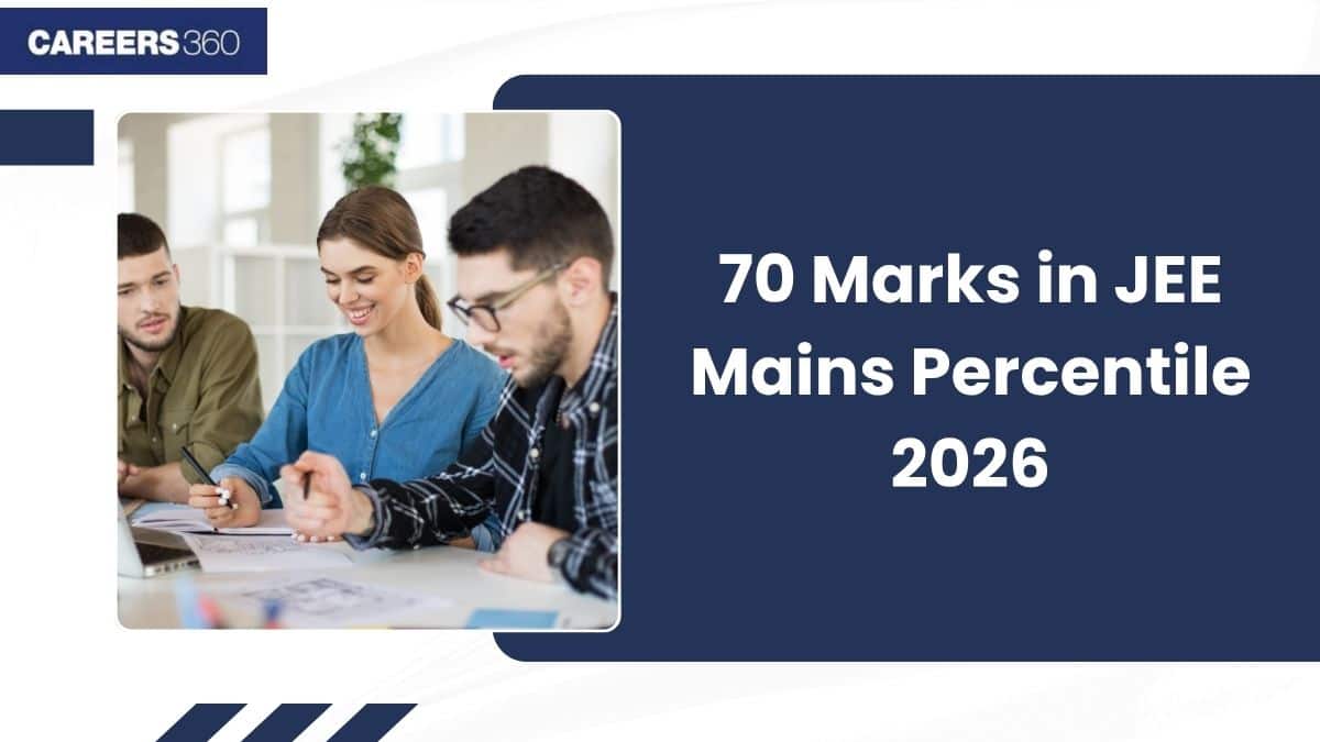 70 Marks in JEE Mains Percentile 2026 - Expected Rank and Percentile