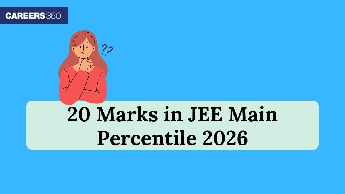 20 Marks in JEE Main Percentile 2026 - Know Expected Percentile and Rank