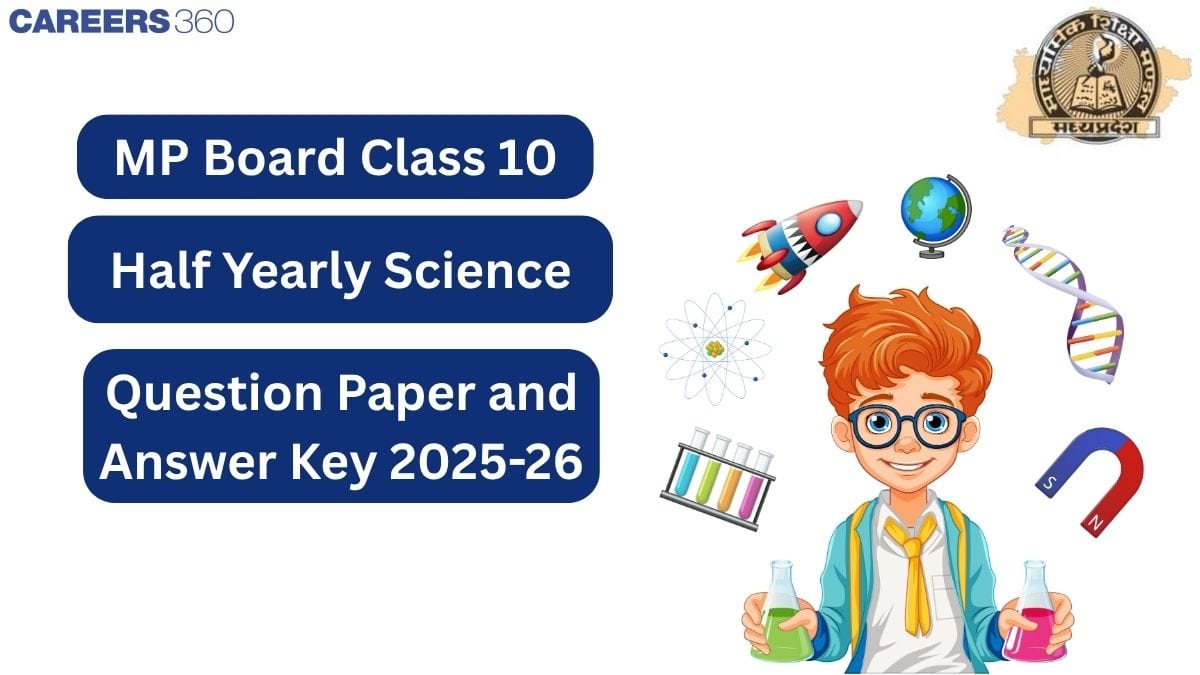 MP Board Class 10 Half Yearly Science Question Paper 2025-26, Answer ...
