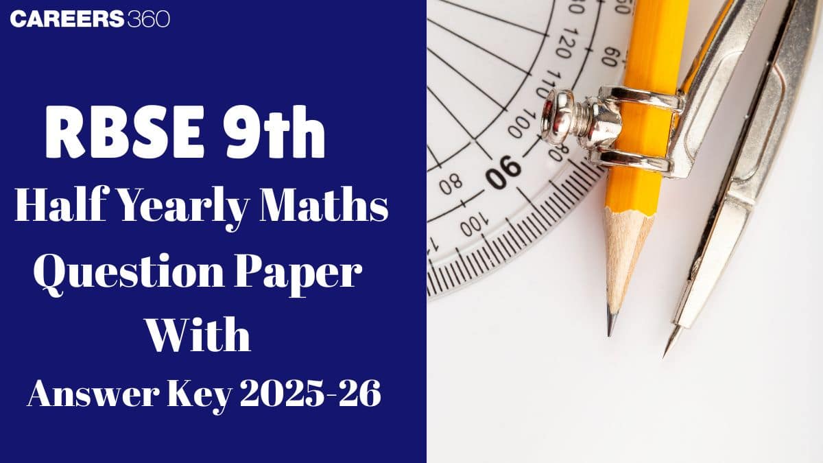 RBSE Class 9 Half Yearly Maths Question Paper 2025-26 — Download Answer ...
