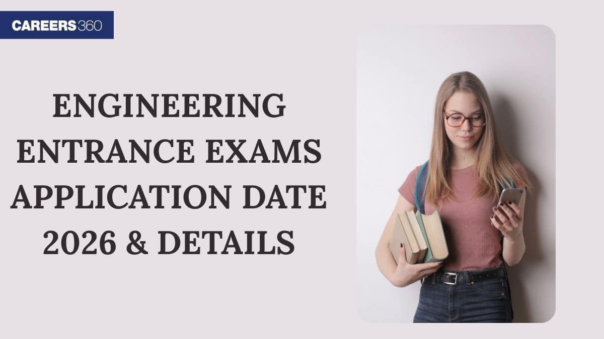 Engineering Entrance Exams Application Date 2026 & Details