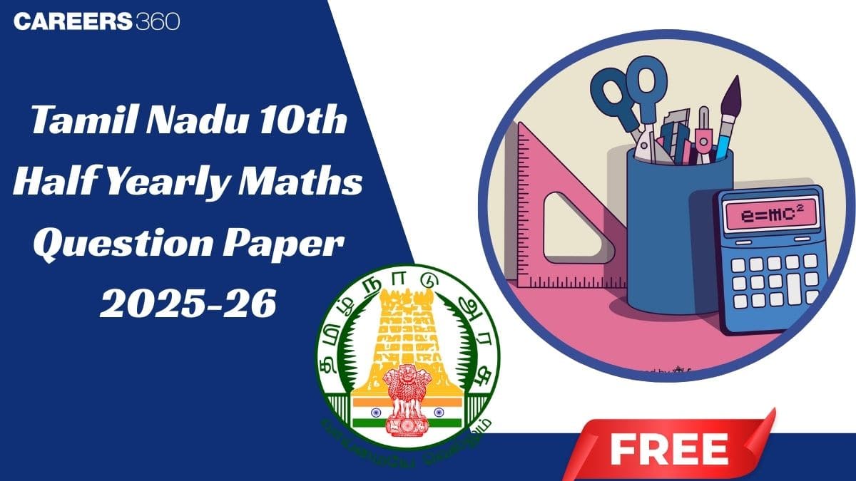 Tamil Nadu Class 10 Half Yearly Mathematics Question Paper 2025-26 ...
