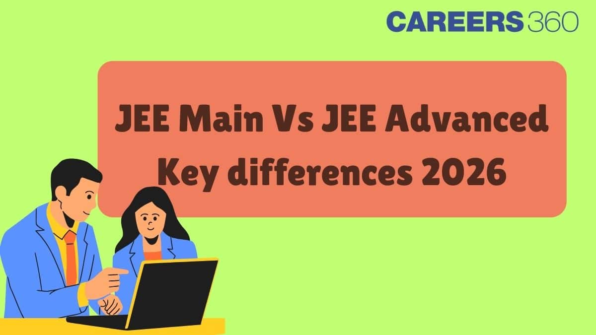 JEE Main VS JEE Advanced 2026 - Difference in Syllabus, Exam Pattern