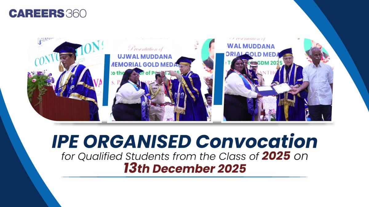 IPE Hyderabad Organised a Convocation for 2025 Batch Passed Students on ...