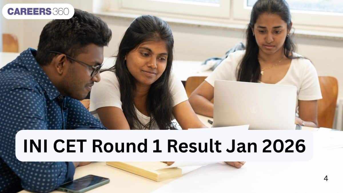 INI CET Jan 2026 Round 1 Seat Allotment Result (Out)