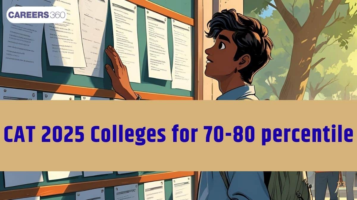 70 to 80 Percentile in CAT 2025, Top Colleges for 70–80 Percentile: MBA ...