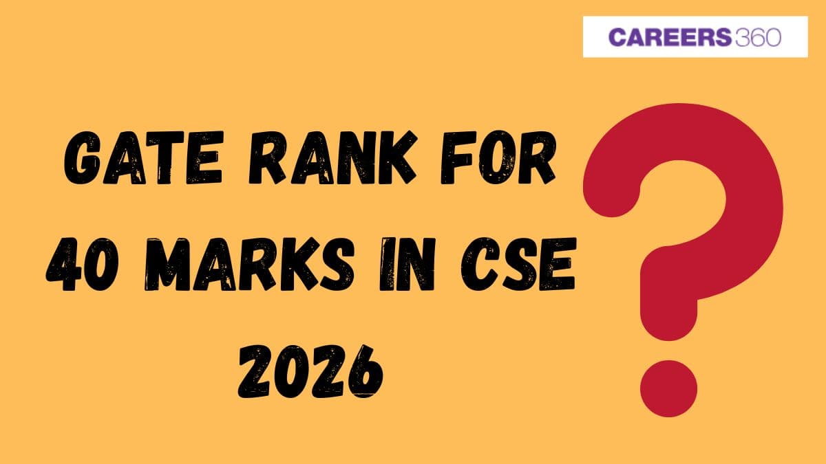 GATE Rank for 40 Marks in CSE 2026 - Check Expected Rank and Analysis