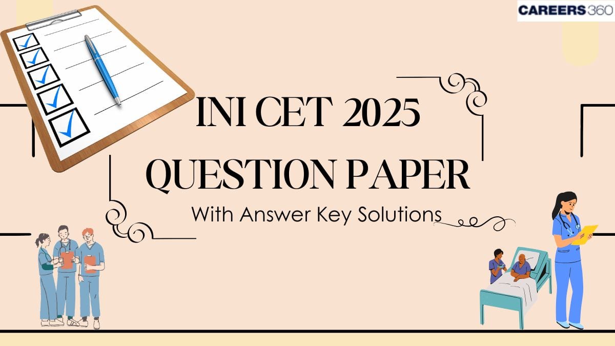 INI CET 2025 Question Paper With Answer Key Solutions