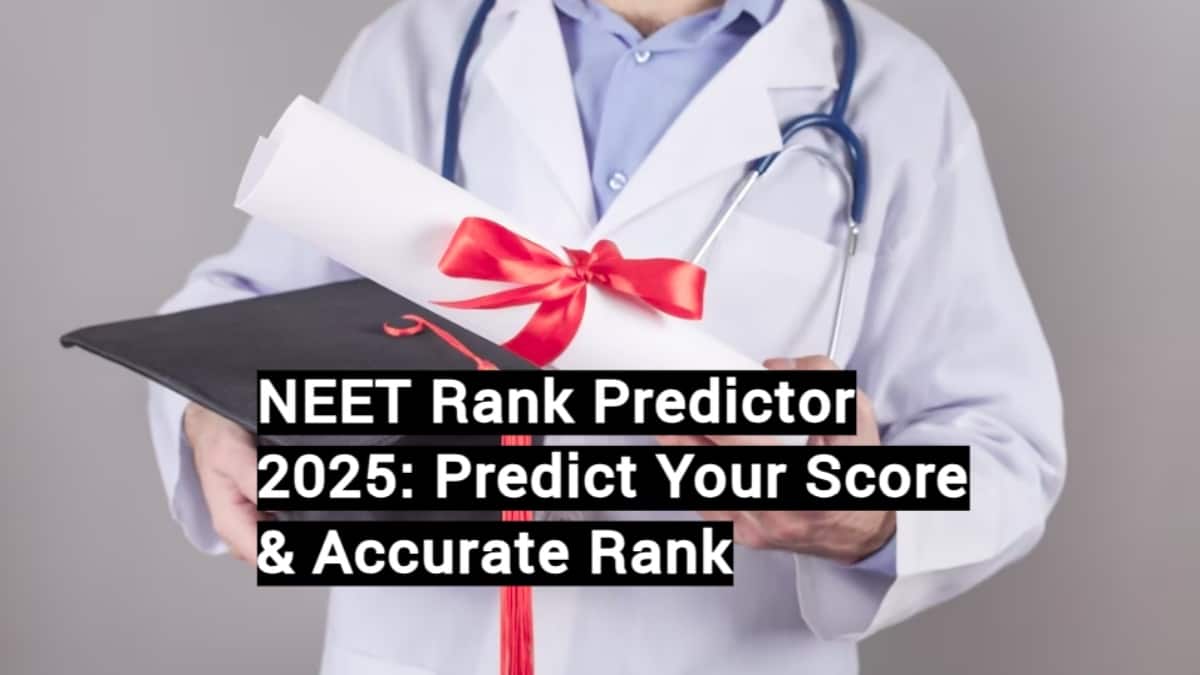 NEET Rank Predictor 2025: NEET Rank Vs Marks