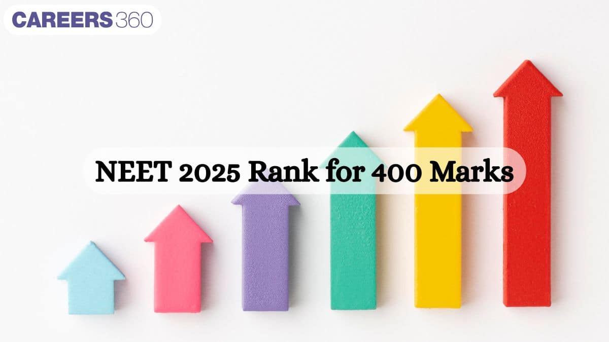 NEET 2025 Rank for 400 Marks: Expected Rank Range