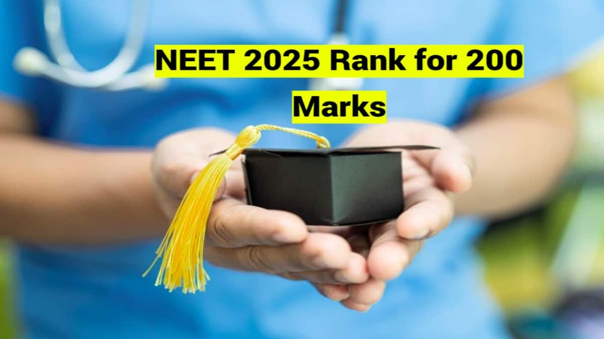NEET 2025 Rank For 200 Marks: Expected Rank-range