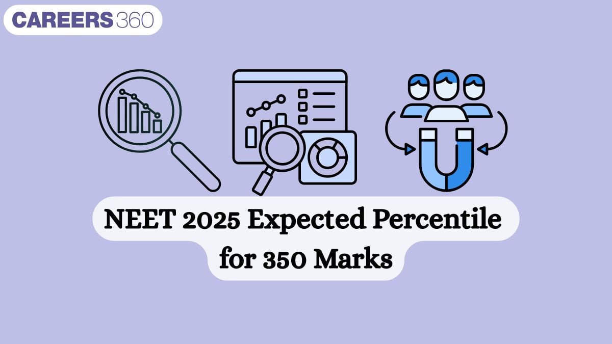 NEET 2025 Expected Percentile for 350 Marks: Check Percentile-range