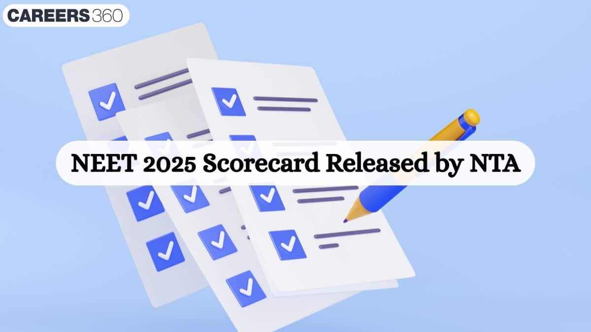 NEET Scorecard 2025 (Released) By NTA: Download PDF Score card @neet ...