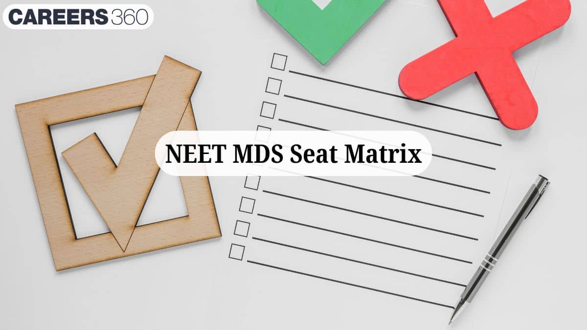 NEET MDS Seat Matrix 2026: Seat Distributions For AIQ and State Quota
