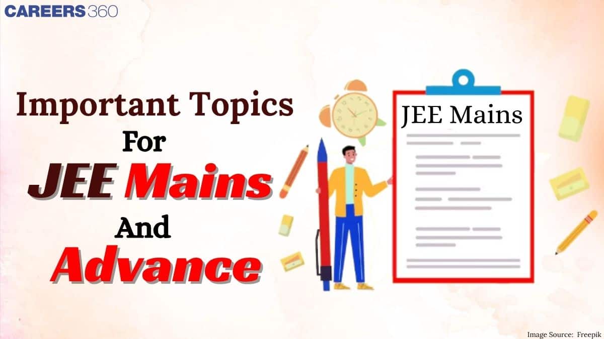 Important Topics for JEE Main and Advanced 2026 - Check Tips and Tricks