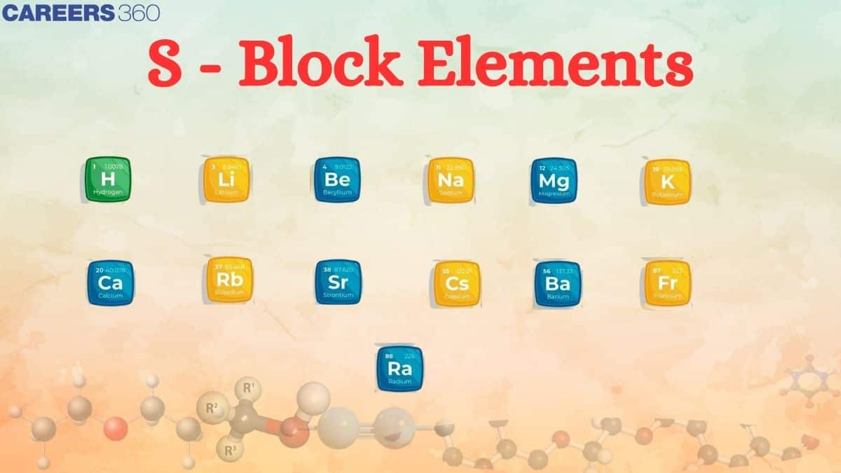 S-Block Elements - Notes, Overview, Formula, Books, FAQs