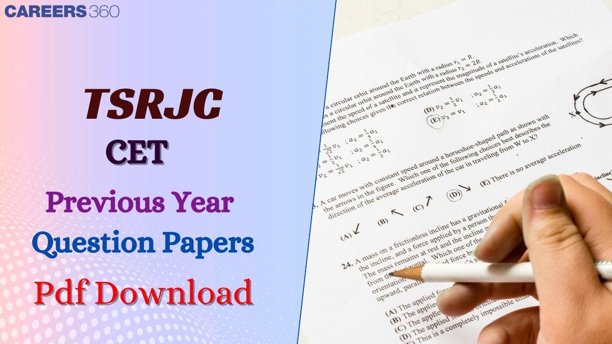 TSRJC CET Previous Year Question Papers, Download Solution PDF (2025 ...