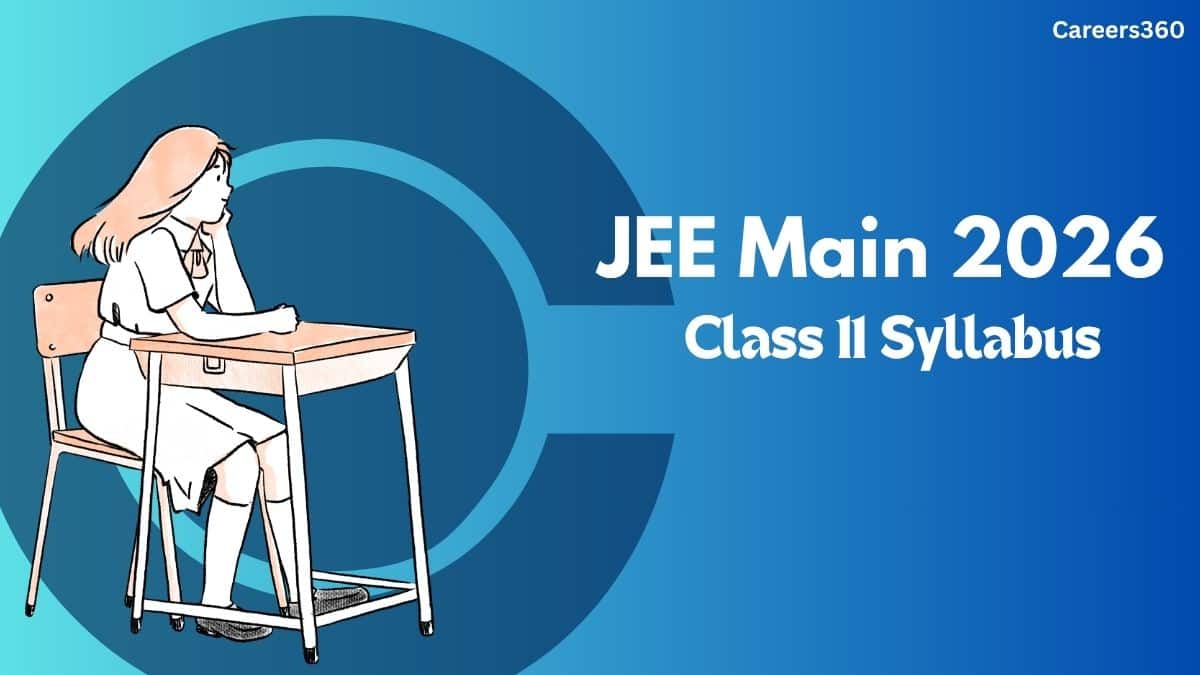 JEE Main Class 11 Syllabus 2026 for BTech, BE, BPlan, BArch
