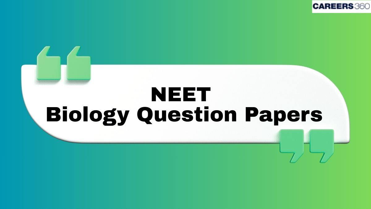 NEET Biology Question Paper 2025: Download Biology Previous Year ...