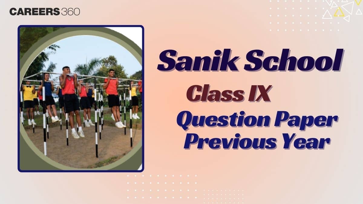 Sainik School Class 9 Previous Year Question Papers (2020-2025) PDF ...