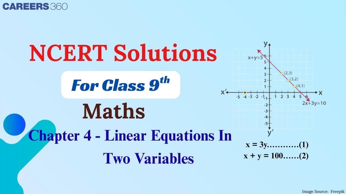 NCERT Solutions for Class 9 Maths Chapter 4 Linear Equations in Two ...