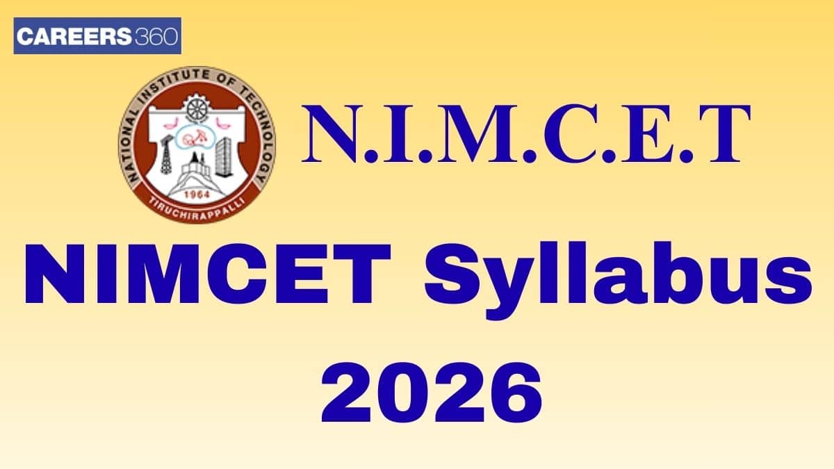NIMCET Syllabus 2026 (Out) - Check Subject Wise Syllabus