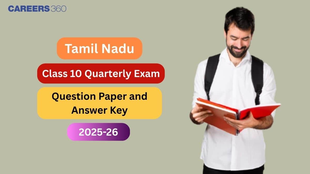 Tamil Nadu Class 10 Quarterly Exam Question Paper 2025-26 with Answer ...