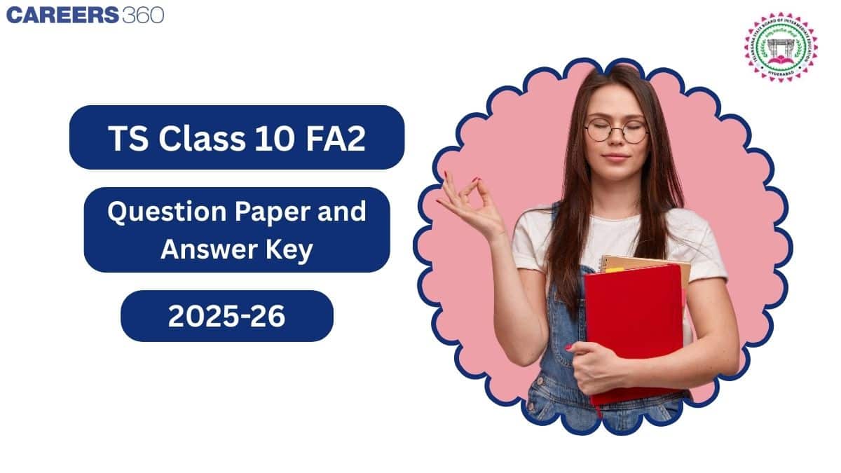 TS 10th Class FA2 Question Paper 2025-26 with Answer Key PDF, Telangana ...