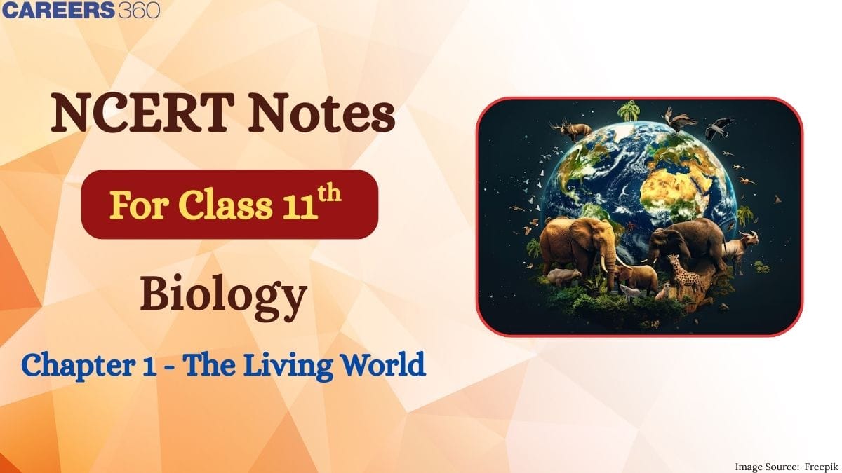 NCERT Class 11 Biology Chapter 1 Notes - The Living World PDF Notes
