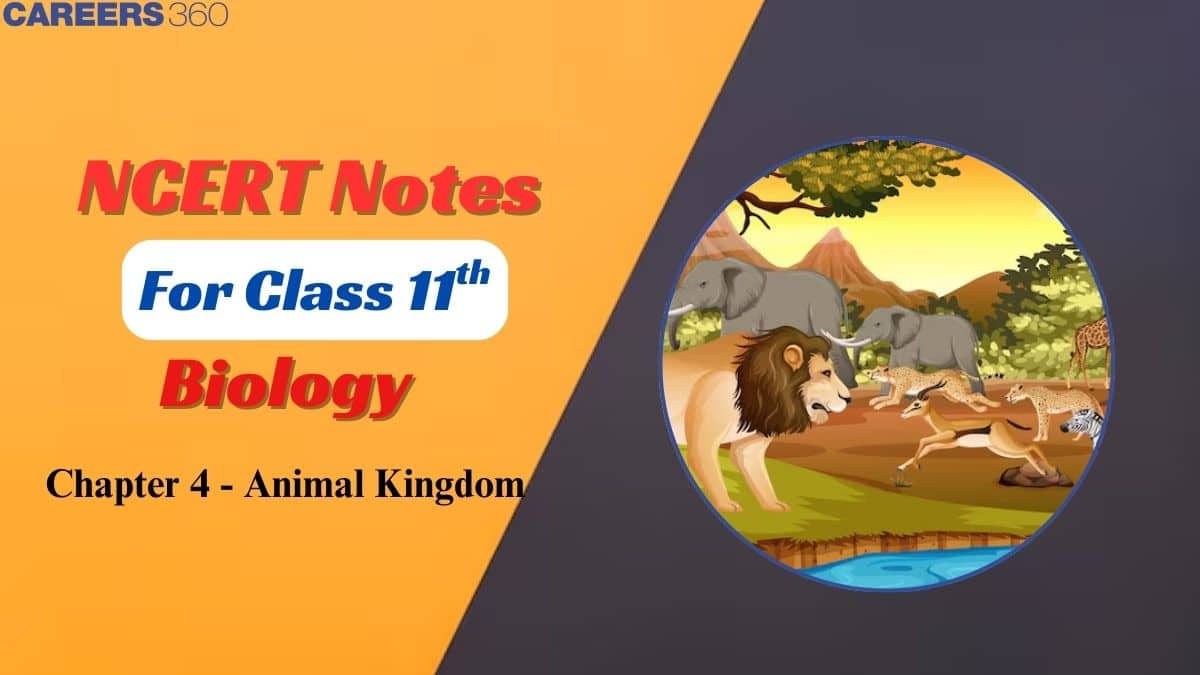 NCERT Class 11 Biology Chapter 4 Notes Animal Kingdom- Download PDF Notes
