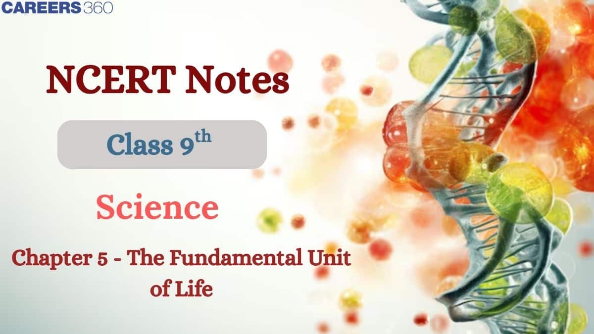 NCERT Class 9 Science Chapter 5 Notes - The Fundamental Unit of Life ...