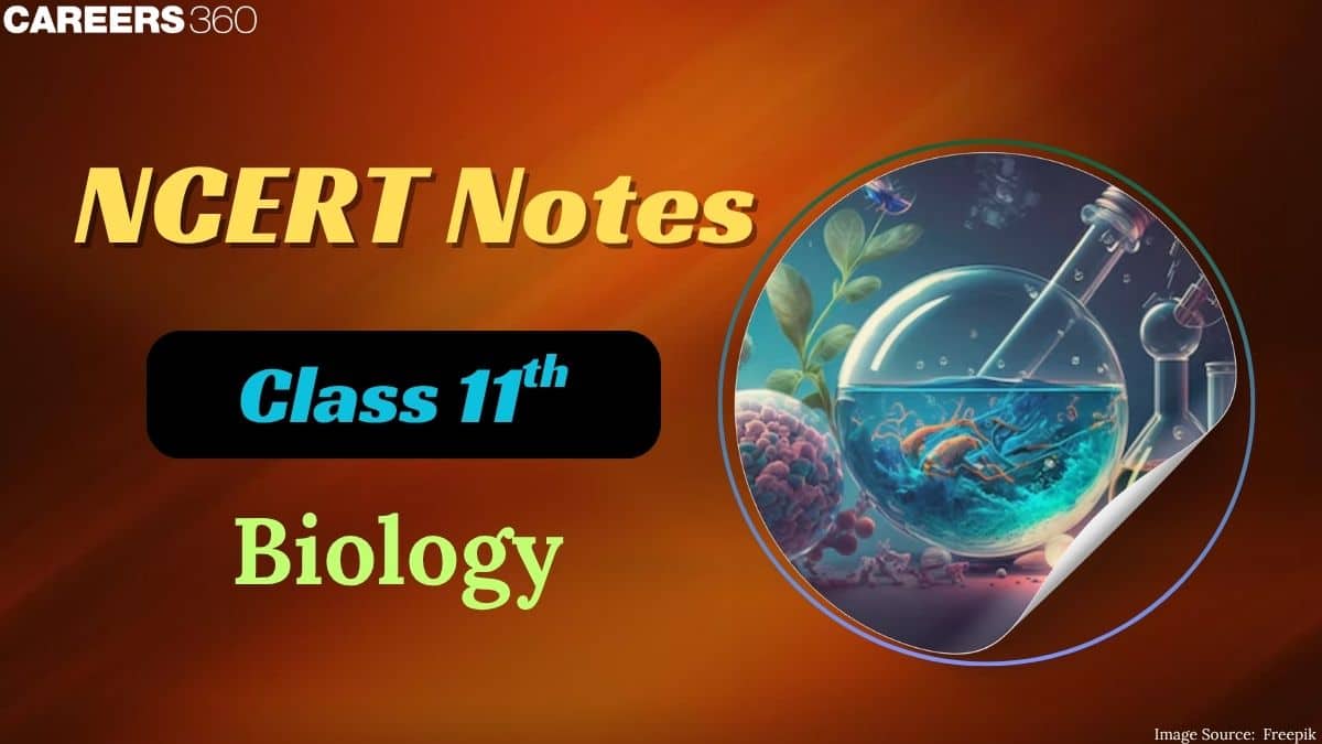 NCERT Class 11 Biology Notes- Download Chapter wise PDF Notes